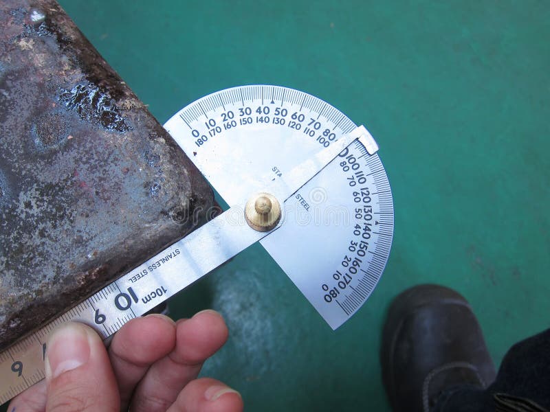 Bevel Protractor stock image. Image of caliper, instrument - 58067979