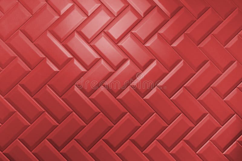 Beveled Lush Lava Matt Ceramic Tiles Pattern Laid Herringbone Stock ...
