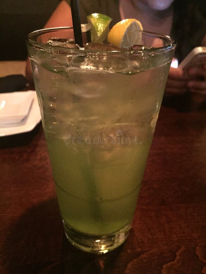 Beverage stock image. Image of green, alcoholic, lemon - 78385397