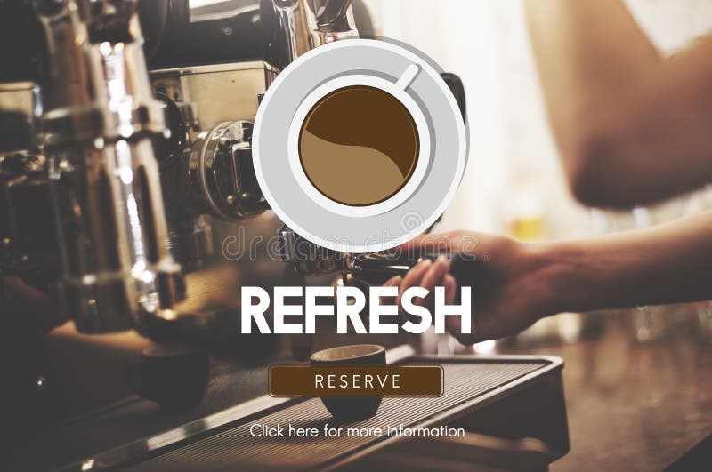 Beverage Cafe Refresh Coffee Break Aromatic Concept Stock Photo - Image ...