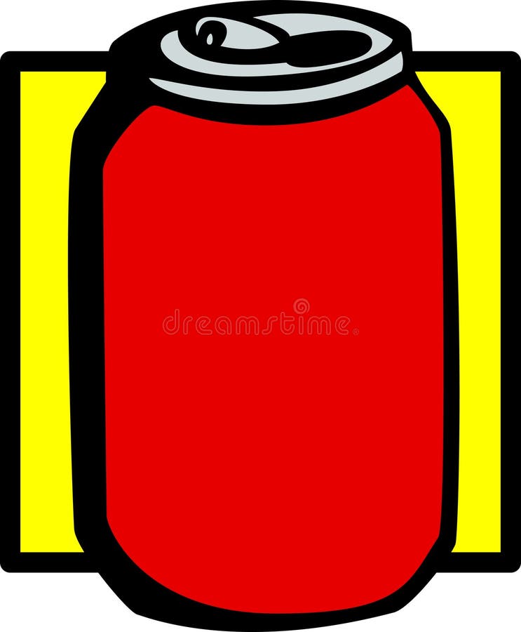 Beverage Can Vector Illustration Stock Vector - Illustration of liquid ...