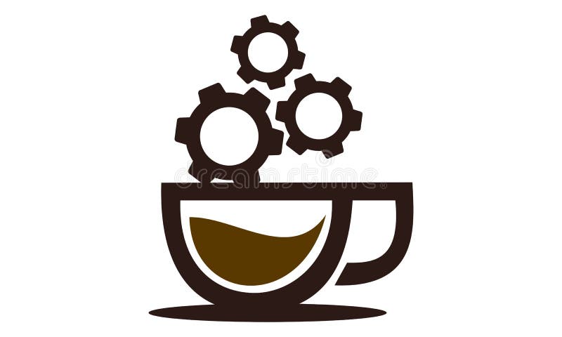 Beverage Gear Coffee stock vector. Illustration of office - 83782852
