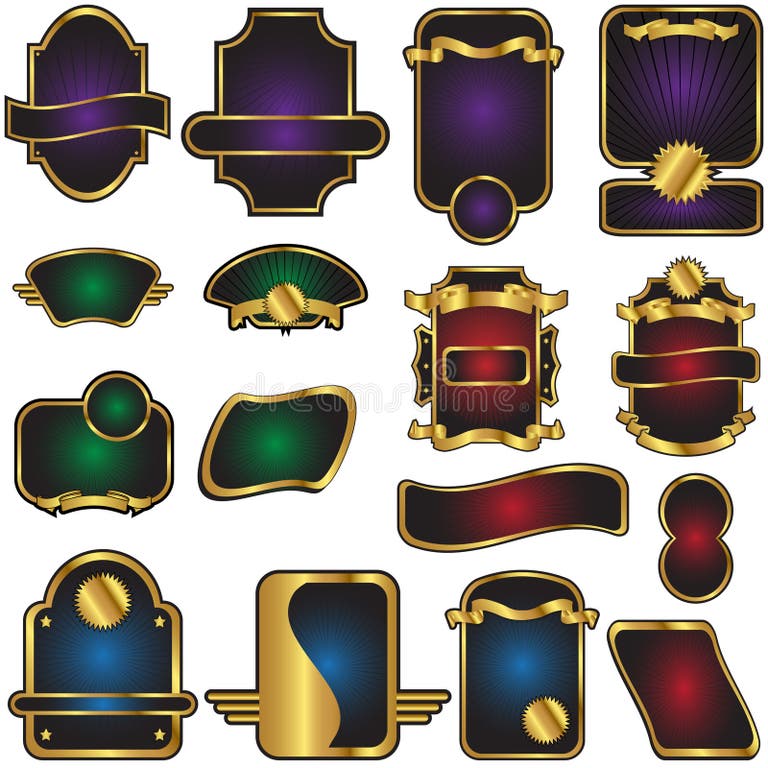 Scroll Labels Stock Illustrations – 4,184 Scroll Labels Stock ...