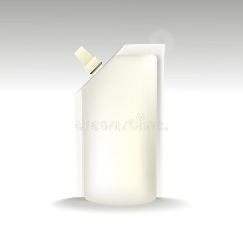 Beverage Spout Pouch. Vector Illustration Decorative Design Stock ...
