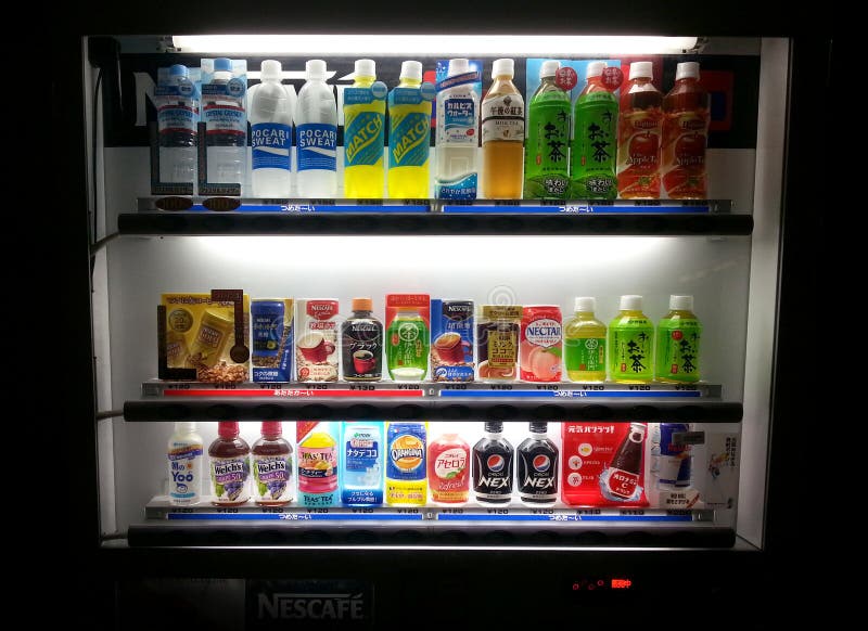 Beverage Vending Machine in Japan Editorial Stock Image - Image of ...