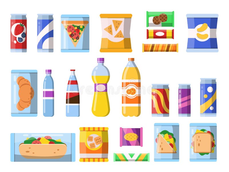 Plastic Food Containers Stock Illustrations – 7,357 Plastic Food ...