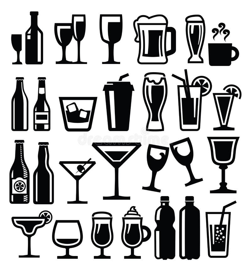 Beverages icon stock vector. Illustration of soda, bubble - 29028984