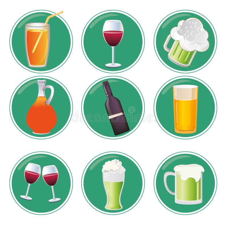 Beverages stock illustration. Illustration of cold, design - 38712303