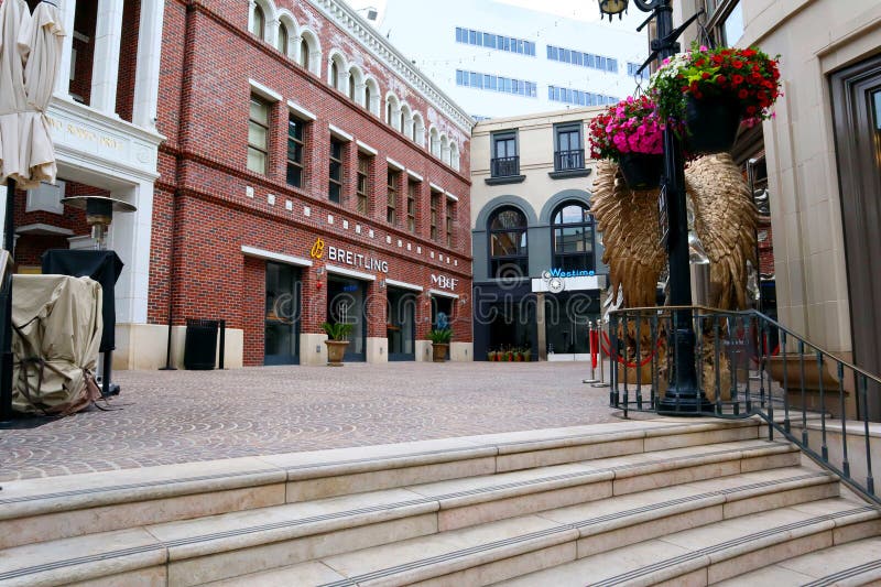 Beverly Hills, California: Two Rodeo Drive Editorial Stock Image ...