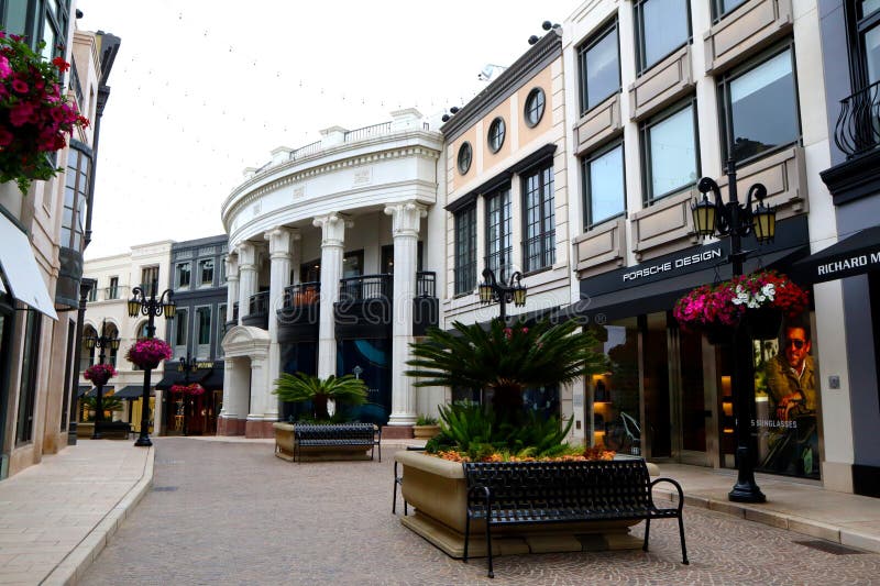 Beverly Hills, California: Two Rodeo Drive Editorial Stock Photo ...