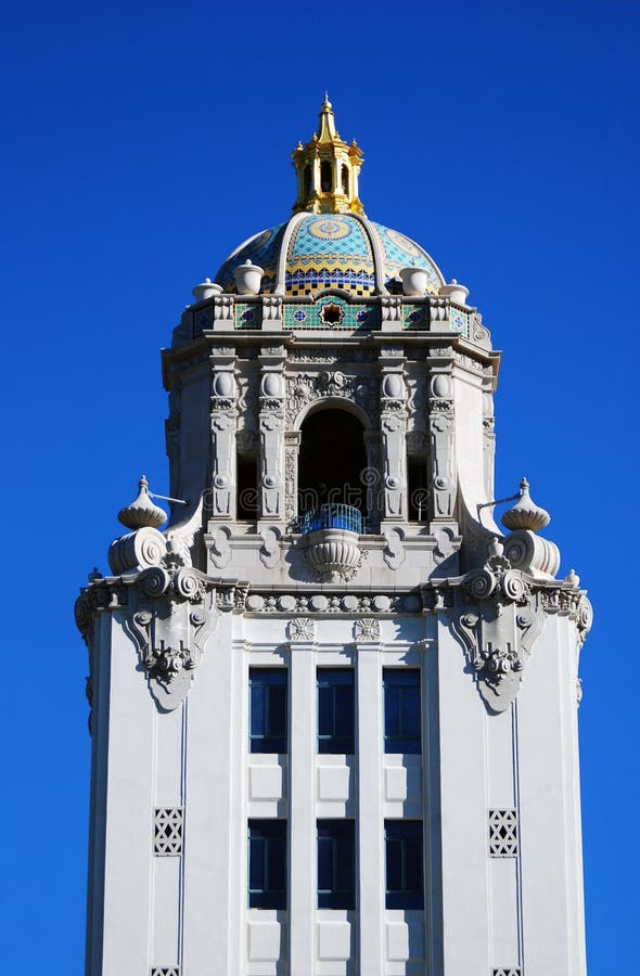 Beverly Hills City Hall stock image. Image of hall, landmark - 4109703