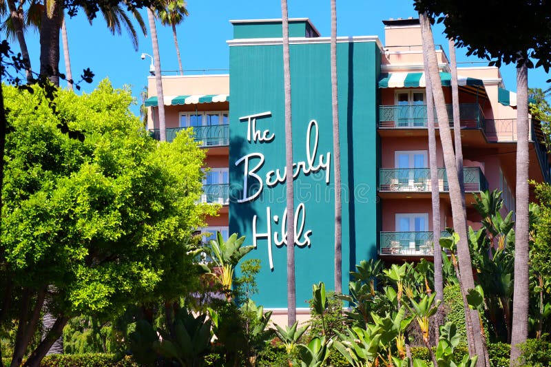 The Beverly Hills Hotel at 9641 Sunset Boulevard, Beverly Hills ...