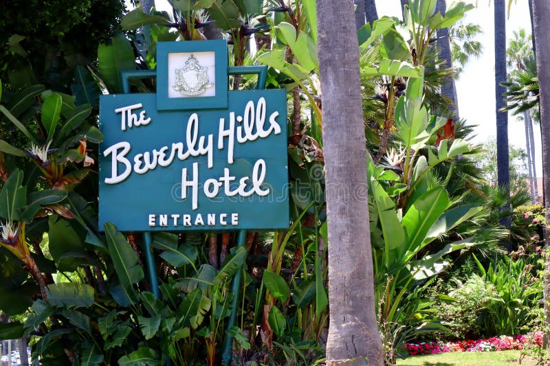 The Beverly Hills Hotel at 9641 Sunset Boulevard, Beverly Hills ...
