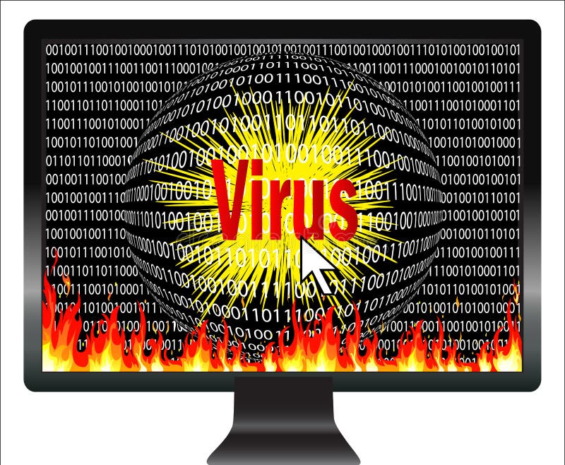 Beware of computer viruses stock illustration. Illustration of data ... Beware of computer viruses stock illustration. Illustration of data ...