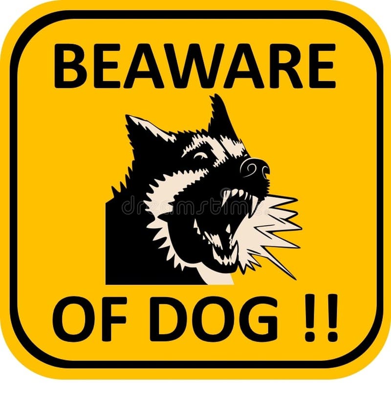 Dingo Warning Sign Stock Illustrations – 9 Dingo Warning Sign Stock ...