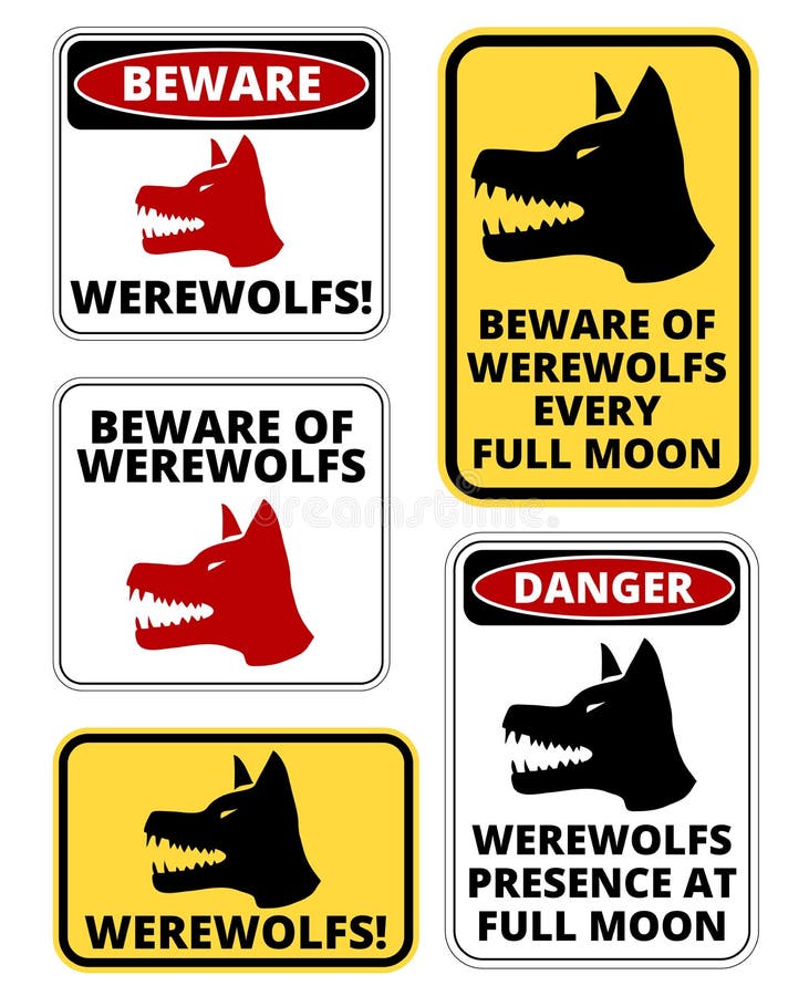 Beware of dog stock vector. Illustration of humorous - 57191732