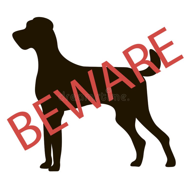 Beware Dogs Stock Illustrations – 259 Beware Dogs Stock Illustrations ...