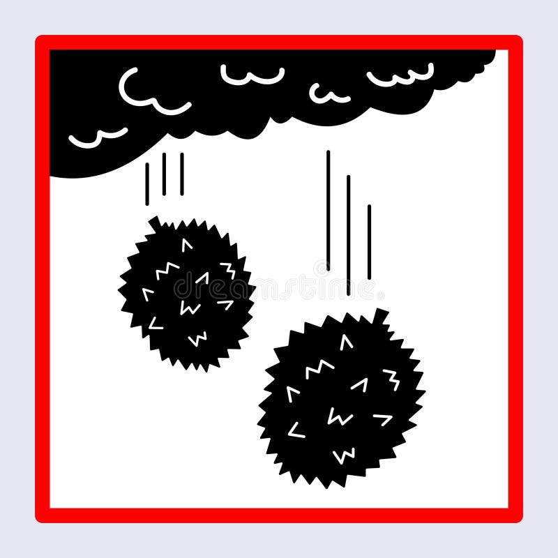 Falling Durian Vector Sign Banner Stock Vector - Illustration of king ...