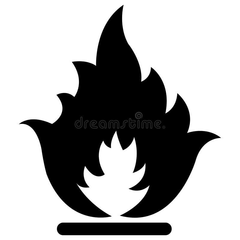 Danger Flammable Symbol Sign Isolate on White Background,Vector ... Danger Flammable Symbol Sign Isolate on White Background,Vector ...