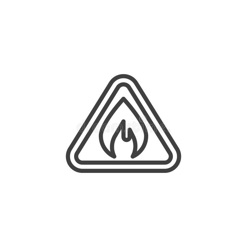 Beware Flammable Liquid Symbol Sign, Vector Illustration, Isolate on ...
