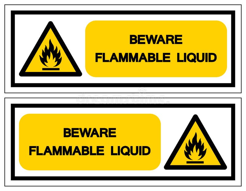 Flammable Liquid Symbol Sign ,Vector Illustration, Isolate on White ... Flammable Liquid Symbol Sign ,Vector Illustration, Isolate on White ...