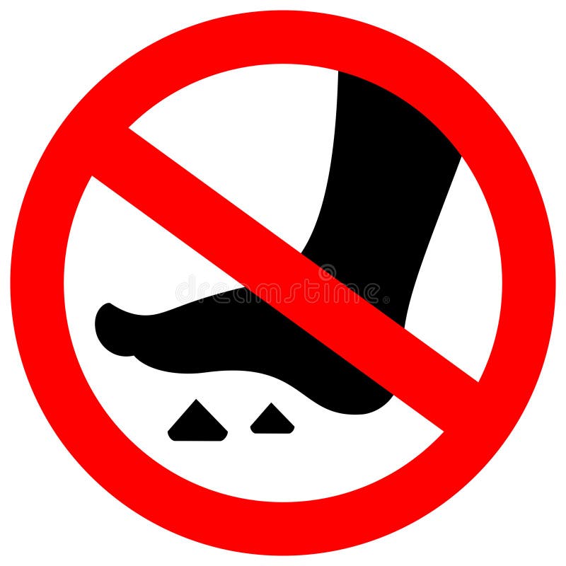 Beware of Glass Shards, Vector Warning Sign Stock Vector - Illustration ...