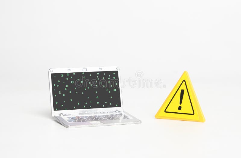 Beware of Hacking and Data Theft Stock Photo - Image of dangerous, dark ...