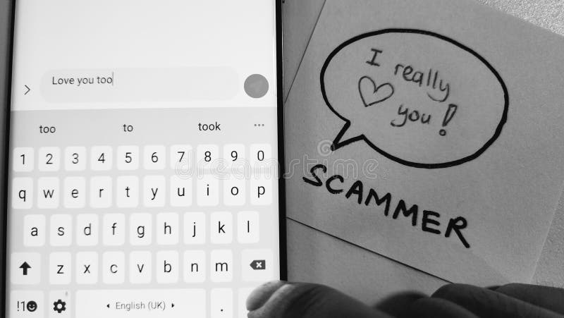 Beware of Internet Scams. Scam Alerts Stock Photo - Image of savings ...