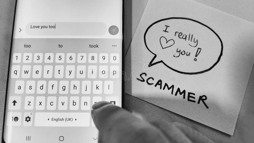 Beware of Internet Scams. Scam Alerts Stock Photo - Image of bank ...