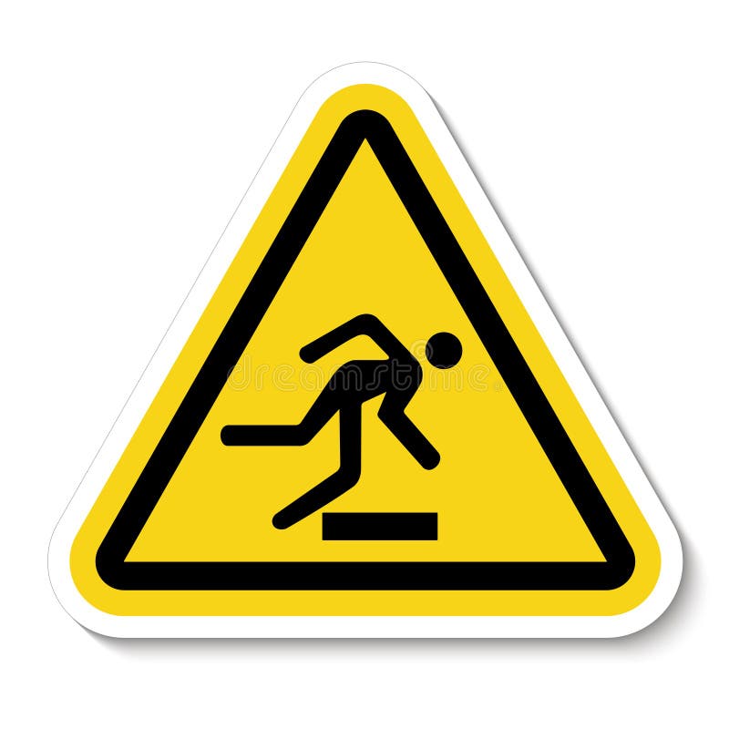 Beware Obstacles Symbol Sign Isolate on White Background,Vector ...