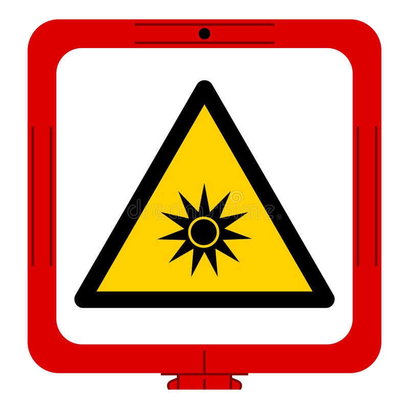 Optical Radiation Warning Sign Openclipart