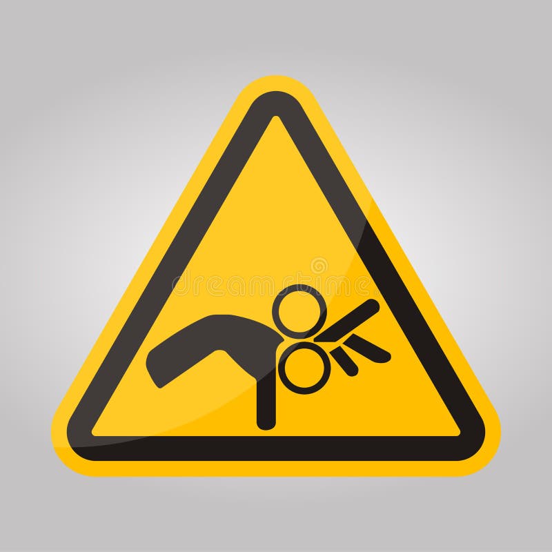 Beware Roller Symbol Sign Isolate on White Background,Vector ...