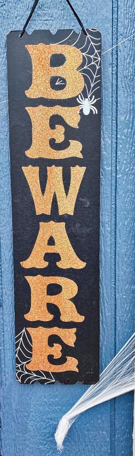 Halloween Beware of Monsters Poster Design , Scary Crow and Pumpkin ...