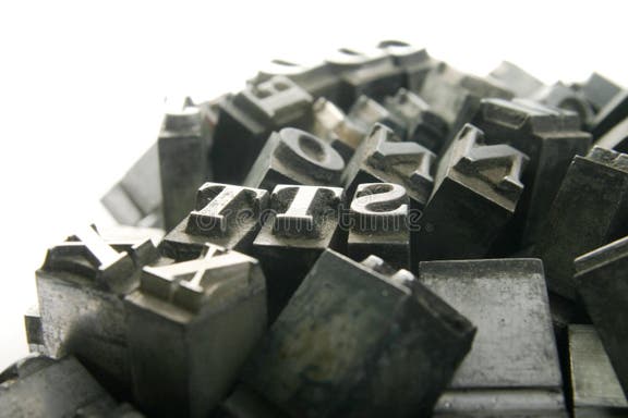 Beweegbaar type stock afbeelding. Image of achtergrond - 1545785