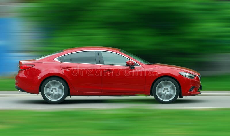 Bewegende auto stock foto. Image of macht, grijs, motie - 36381340