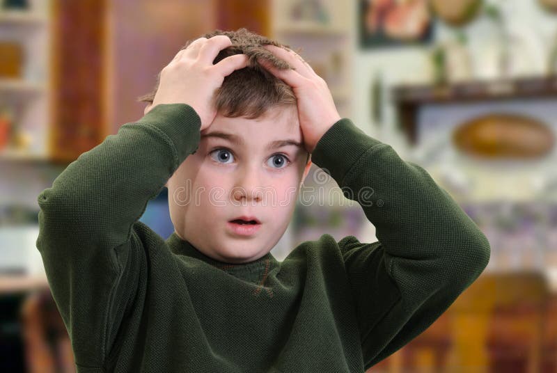 Bewildered Boy Stock Image - Image: 8997651