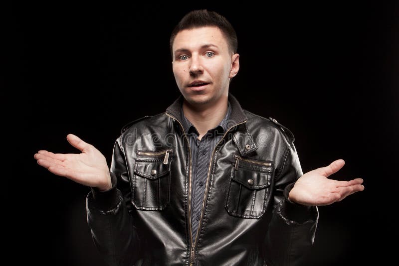 Bewildered man stock photo. Image of despondent, doubt - 33820418