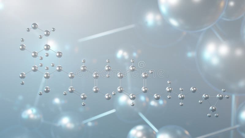 Bexagliflozin Molecular Structure, 3d Model Molecule, Antidiabetic ...