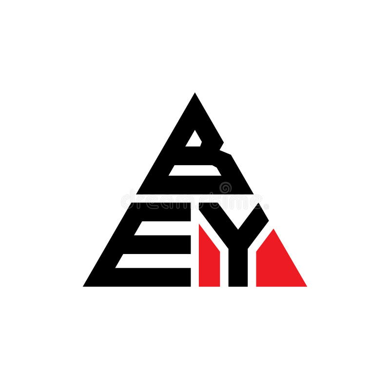 Bey Triangle Letter Logo Stock Illustrations – 5 Bey Triangle Letter ...
