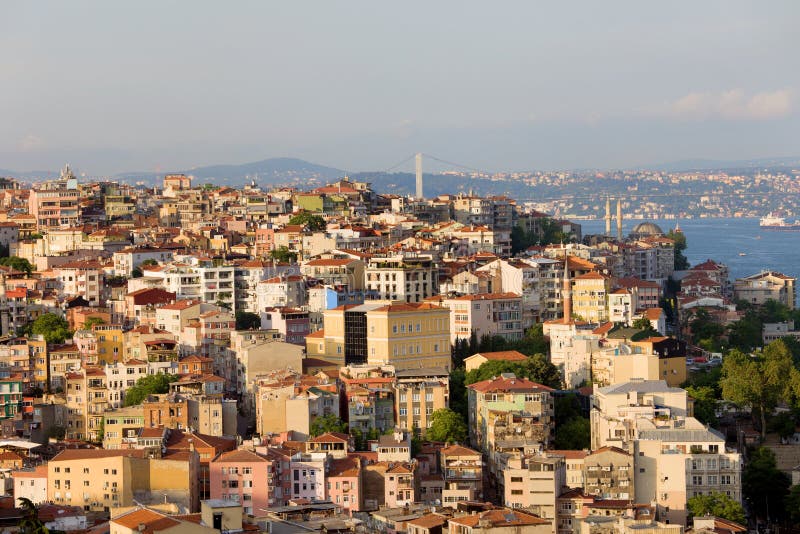 Beyoglu District in Istanbul Stock Photo - Image of turkey, building ...