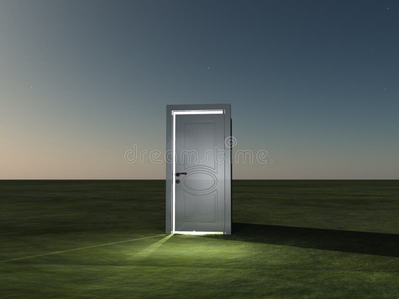 Portal Beyond One Open Door Stock Illustrations – 6 Portal Beyond One ...