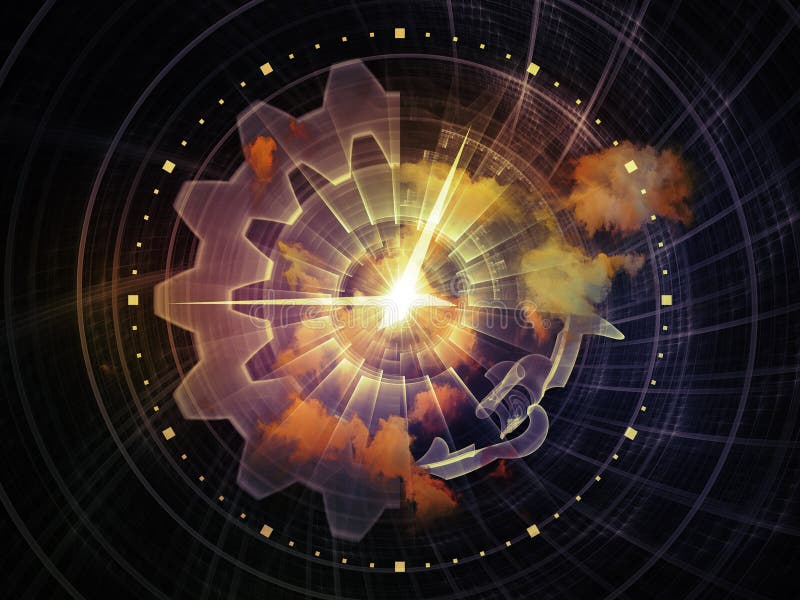 Beyond Abstract Landscape stock illustration. Illustration of ...