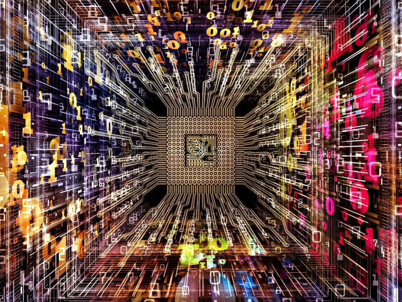 Beyond Digital Thinking stock illustration. Illustration of arrow ...