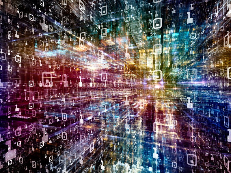 Beyond Digital Thinking stock illustration. Illustration of arrow ...