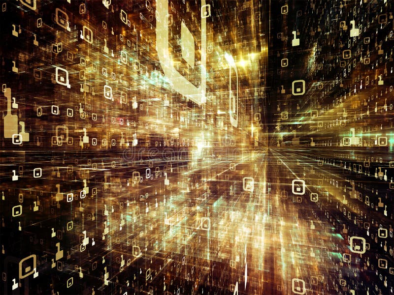 Beyond Digital Thinking stock illustration. Illustration of arrow ...