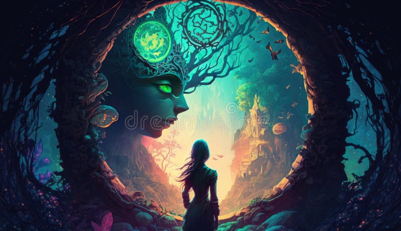 Beyond Imagination.. Generative AI Stock Illustration - Illustration of ...