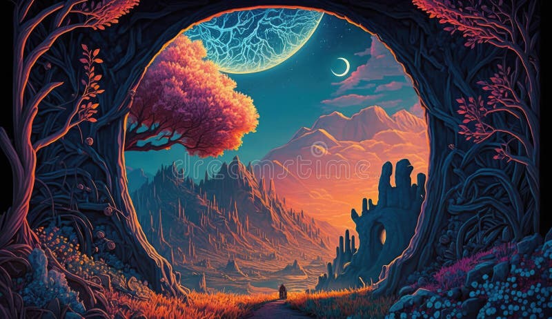 Beyond Imagination.. Generative AI Stock Illustration - Illustration of ...