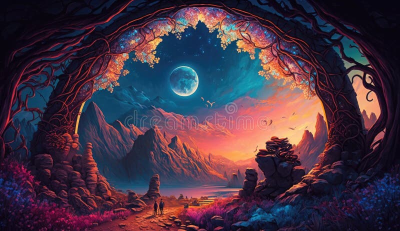 Beyond Imagination.. Generative AI Stock Illustration - Illustration of ...