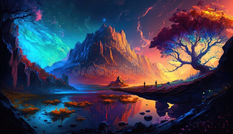 Beyond Imagination.. Generative AI Stock Illustration - Illustration of ...