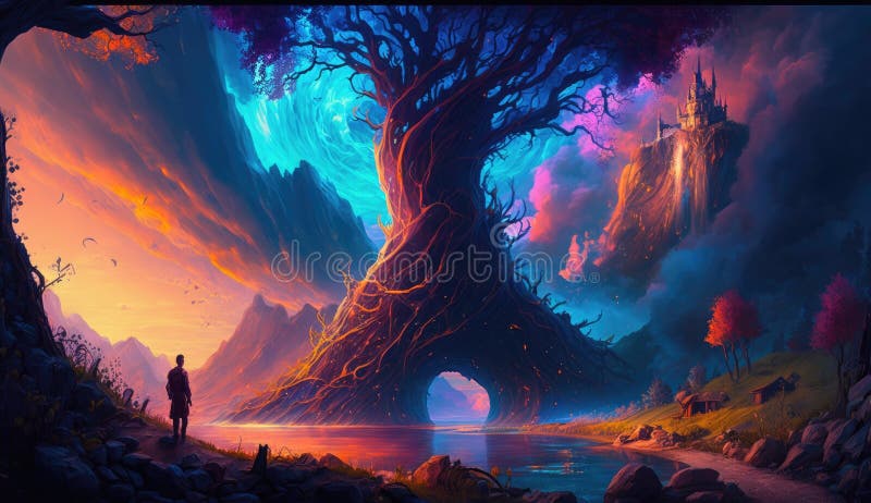 Beyond Imagination.. Generative AI Stock Illustration - Illustration of ...